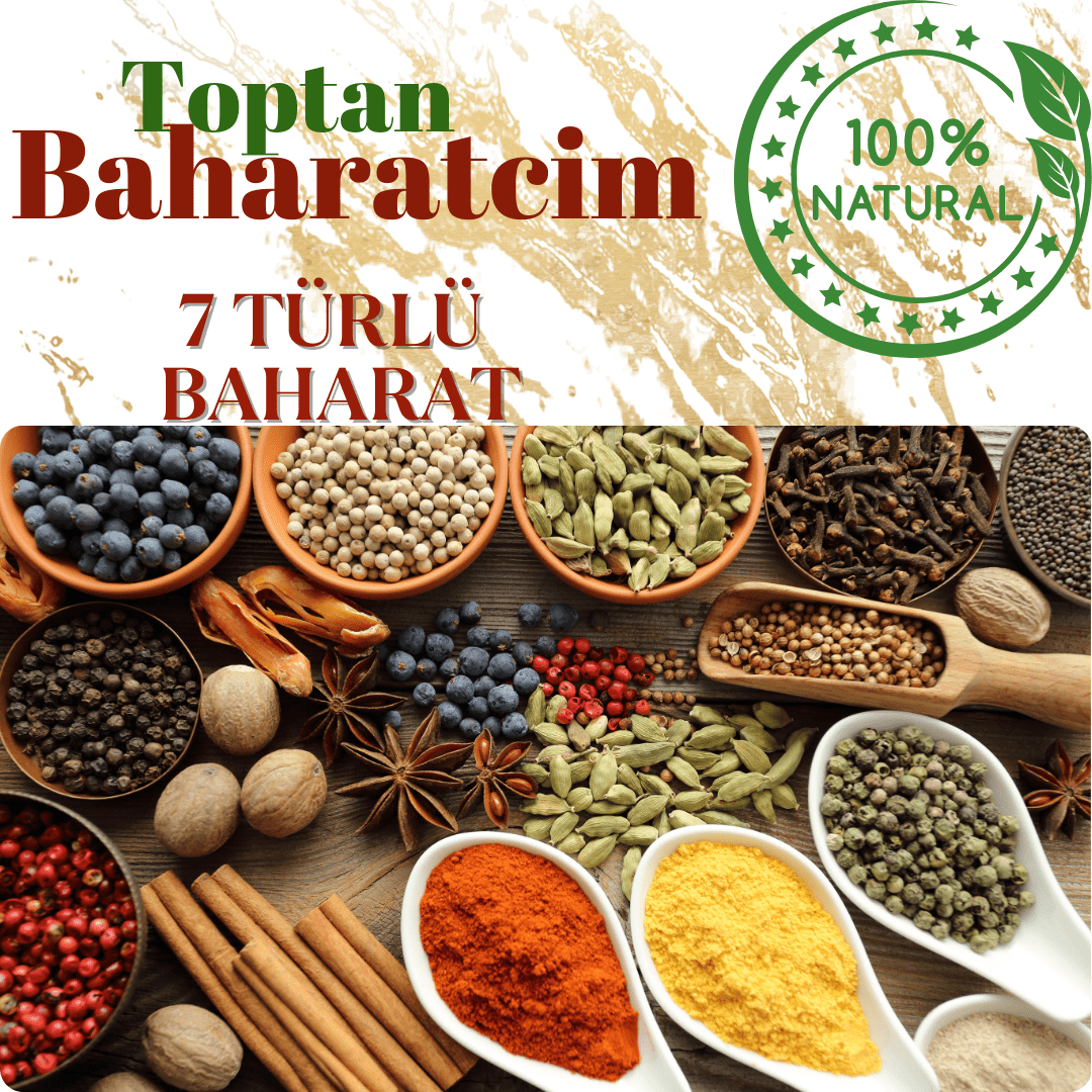 Toptan 7 Türlü Baharat - Doğal Lezzet Karışımı