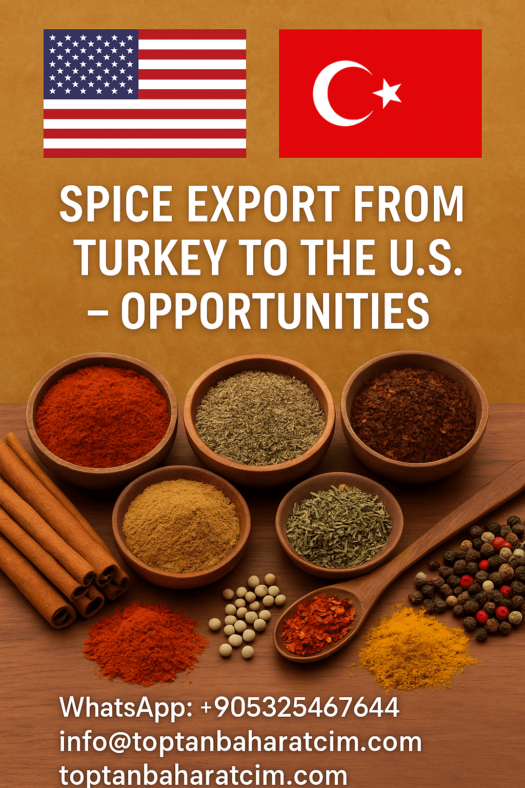 Spice Export from Turkey to the U.S. – Opportunities
